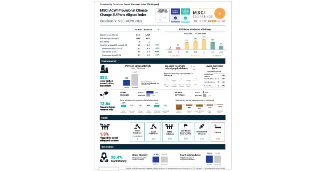 ESG Reporting Services - MSCI ESG Reporting Services - MSCI